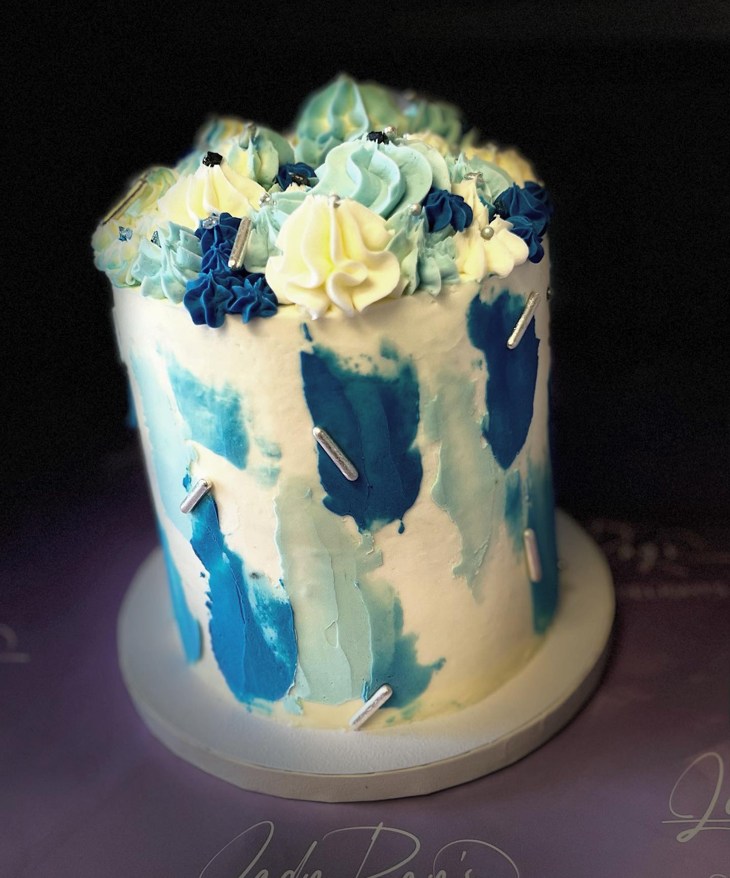 Ombre, Watercolor & Spackle Cakes – Lady Ray's Culinary Delights